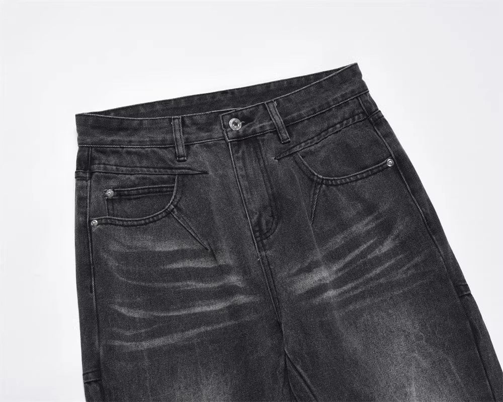 Slate Baggy Jeans - TheValuee™